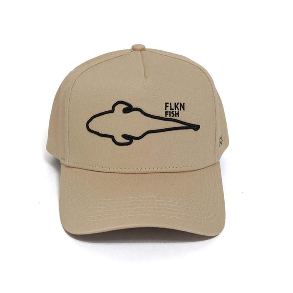 FLATHEAD BASEBALL CAP - KHAKI – FLKN FISH
